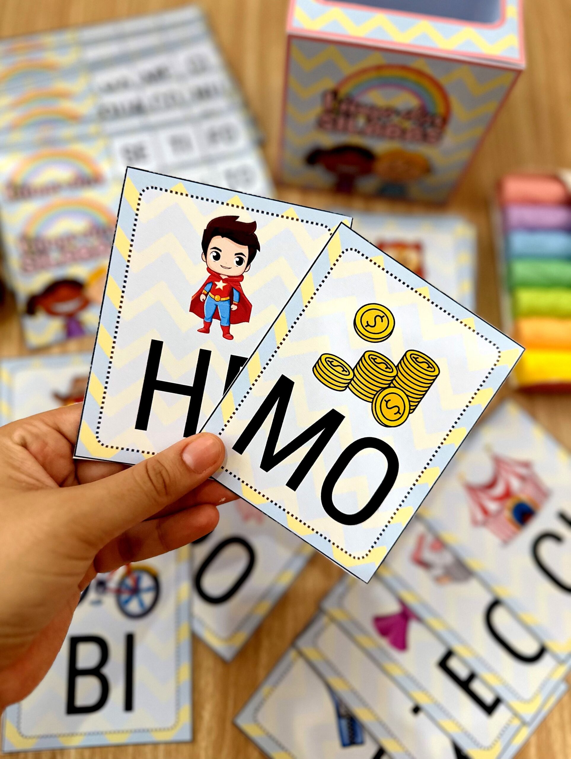 Bingo das Sílabas Simples – Ideias da Profe Materiais Pedagógicos