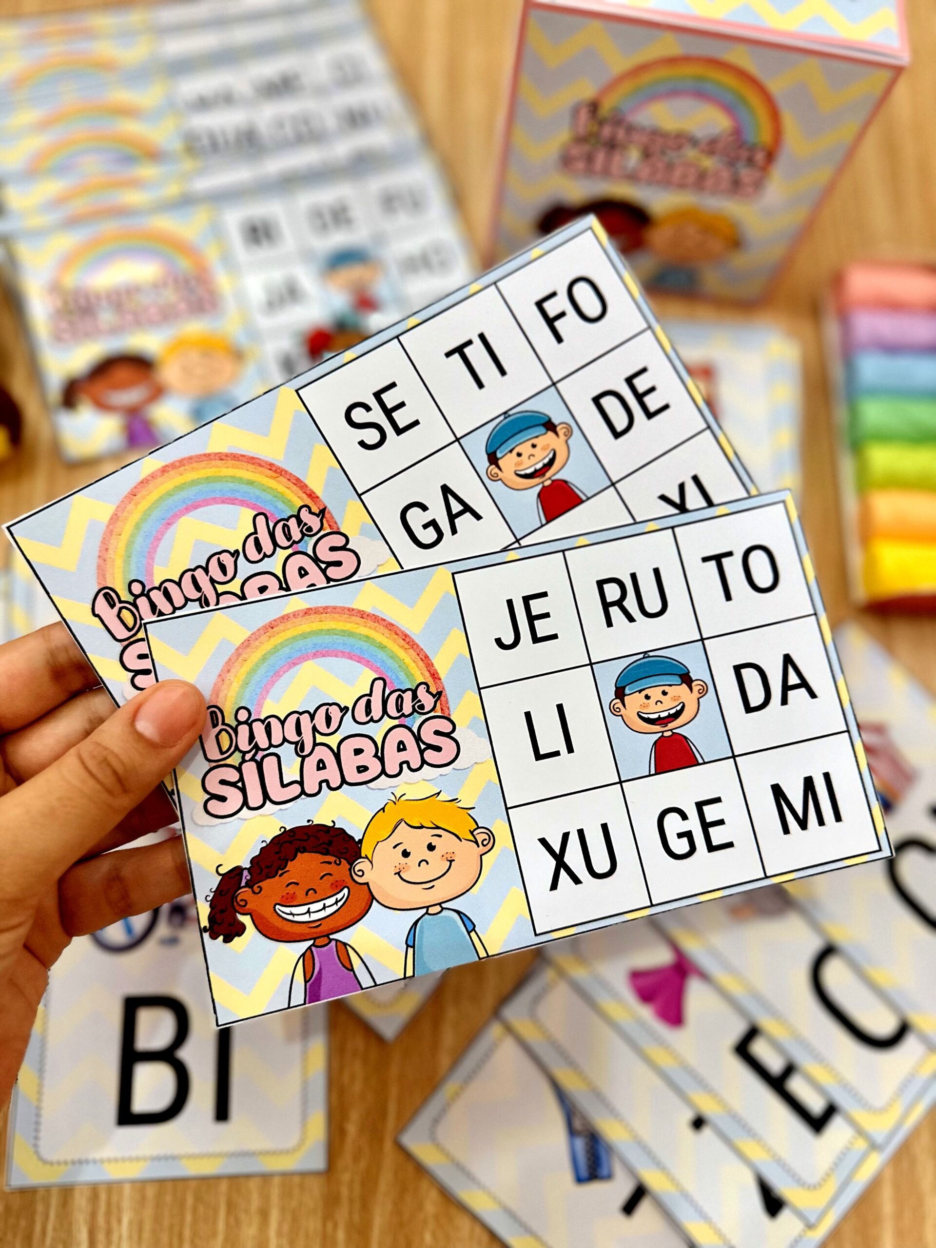 Bingo das Sílabas Simples – Ideias da Profe Materiais Pedagógicos