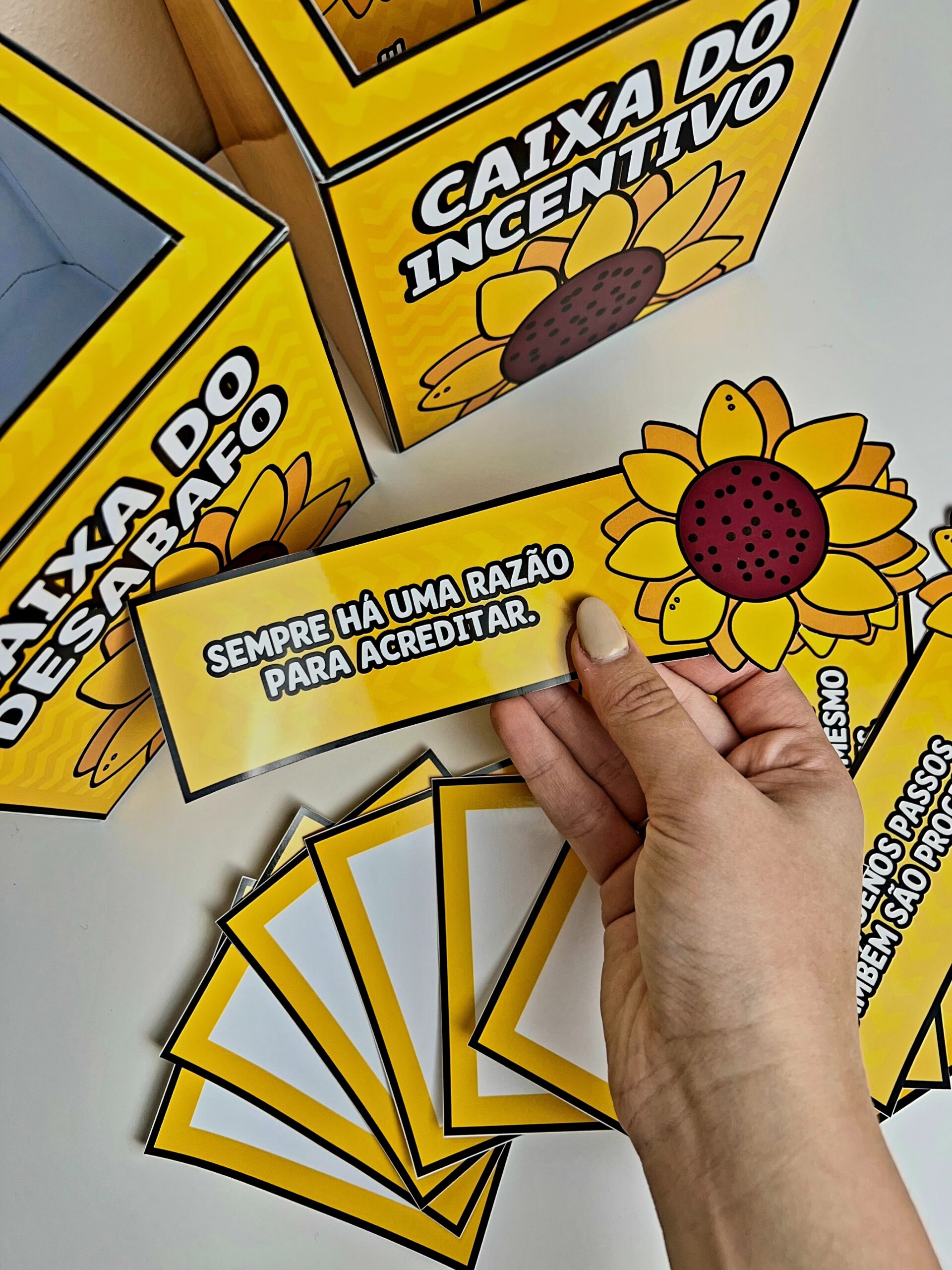 Caixas de Incentivo a Vida- Setembro Amarelo – Ideias da Profe ...